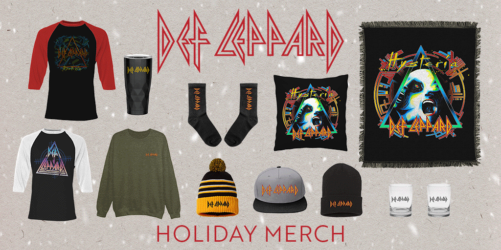 New Holiday Def Leppard Merch | Def Leppard