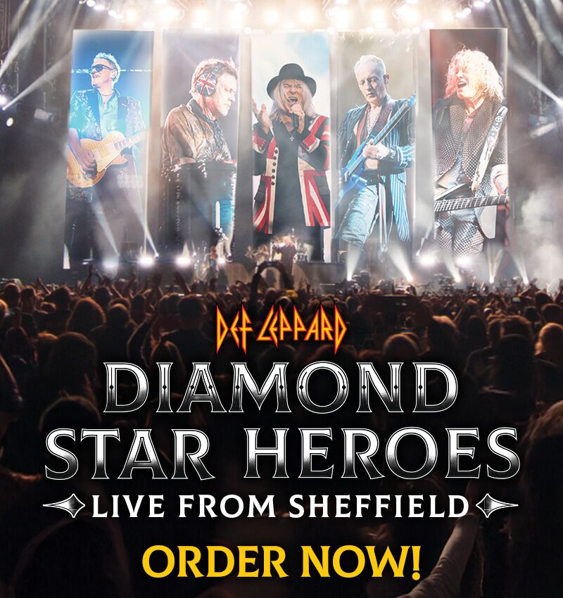 Def Leppard Diamond Star Heroes Live From Sheffield To be released ...